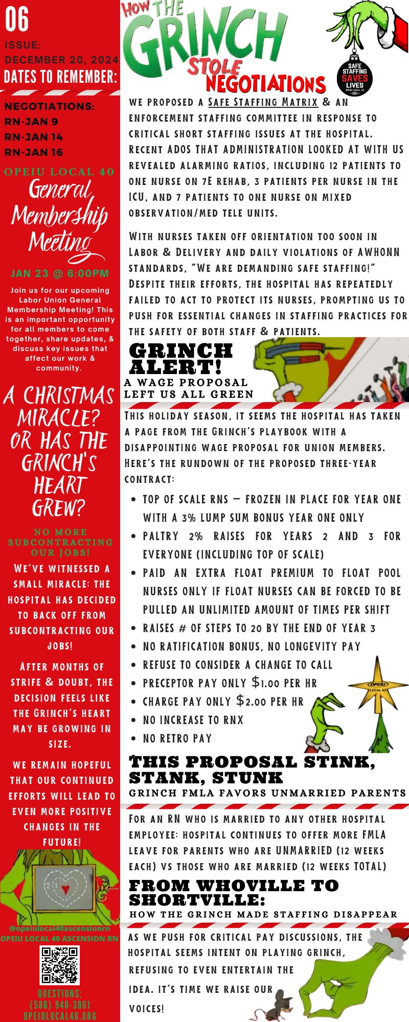 RN Staff Council, OPEIU, Local 40, AFL-CIO, CLC | HFH-RN