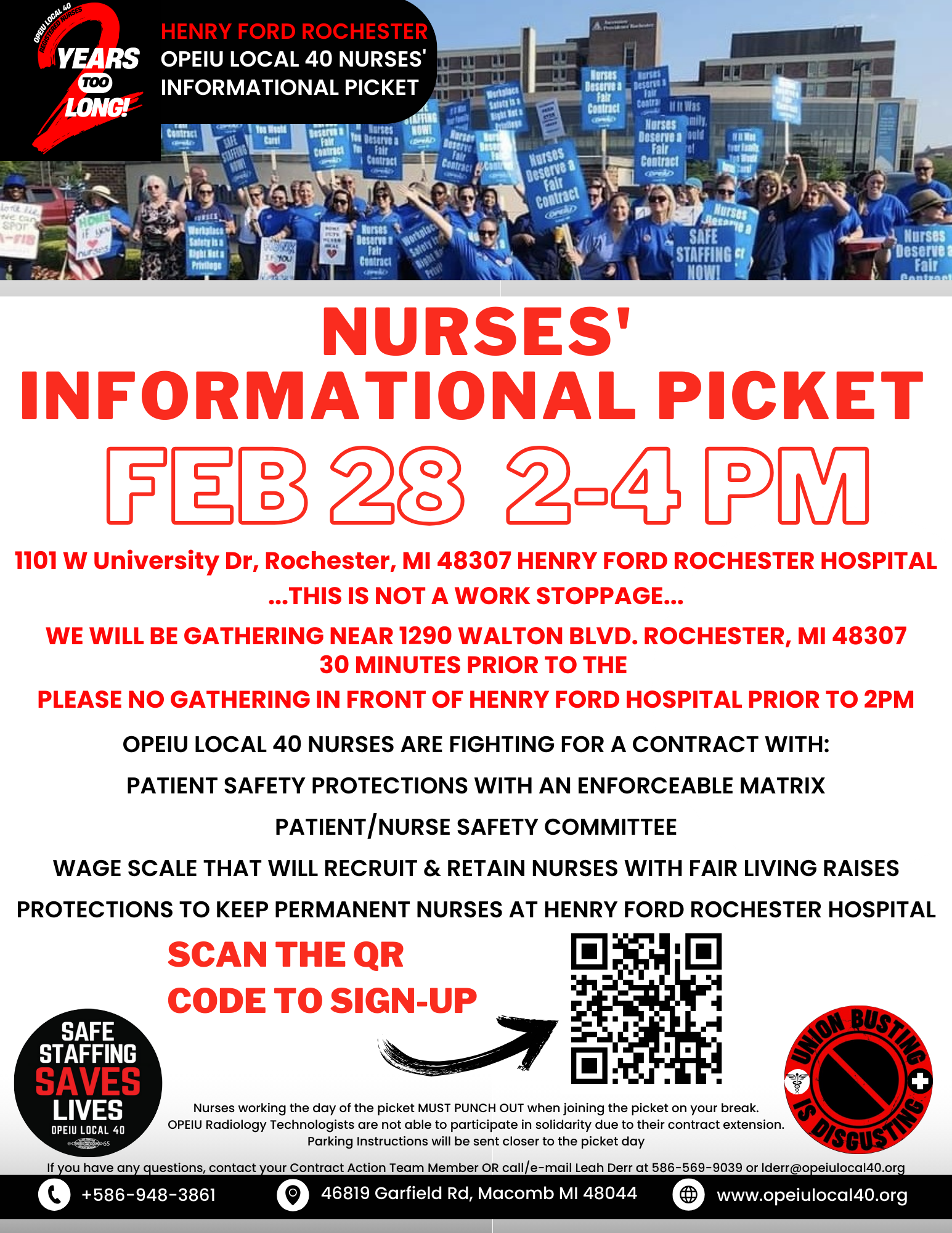 RN Staff Council, OPEIU, Local 40, AFL-CIO, CLC | HFH-RN